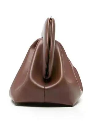 THEMOIRE Bios Gathered Clutch - Brown