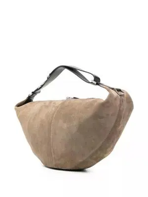 LEMAIRE Quiver Suede Shoulder Bag - Neutrals