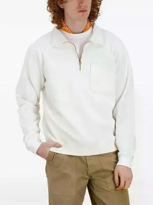 FORTELA Half-zip Long Sleeve Sweatshirt - Neutrals