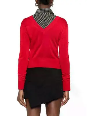 VIVIENNE WESTWOOD V-neck Long Sleeve Sweater