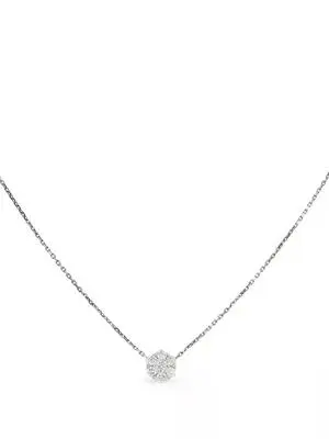 Van Cleef & Arpels 2010's Flower Pendant Necklace - Silver