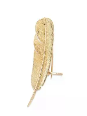 Hermès 1970's Feather Brooch