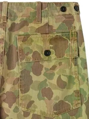 FORTELA Patch-pocket Trousers - Green