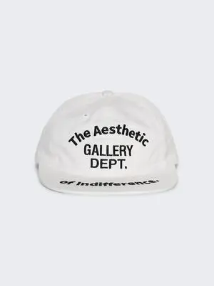 GALLERY DEPT. Aesthetic Of Indifference Cap - White