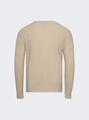 THE ELDER STATESMAN Waffle Thermal Henley - Natural
