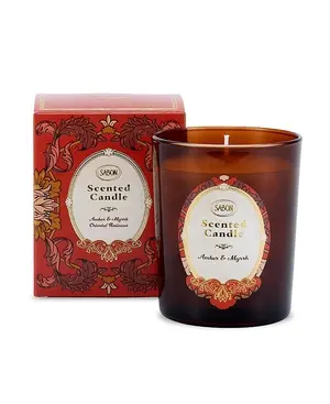 SABON Amber & Myrrh Candle, 180gr - Red