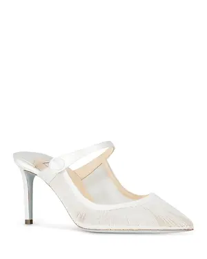 AQUAZZURA Voile Mules