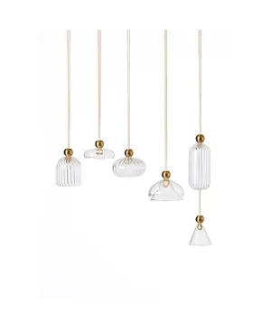 FLECK Bon Ornaments Set Of 7 - Brass