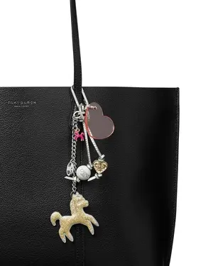 Tory Burch Heart Horse Charm Key Ring
