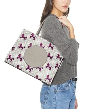 Tory Burch Ella Small Horse Tote - Multi