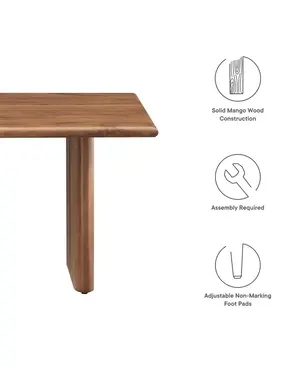 MODWAY Amistad Wood Coffee Table