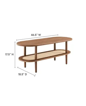 MODWAY Torus Oval Coffee Table