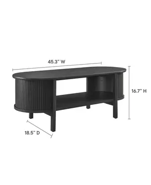MODWAY Cadence Coffee Table - Black