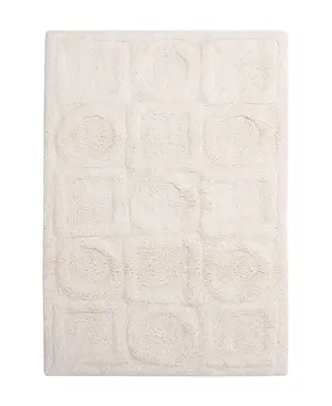 GAURI KOHLI Almaty Bath Mat, 36 L X 24 W - Ivory