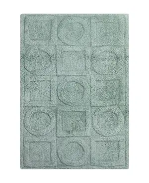 GAURI KOHLI Almaty Bath Mat, 36 L X 24 W - Teal