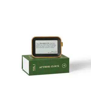 UNCOMMON GOODS Literary Clock Author Clock