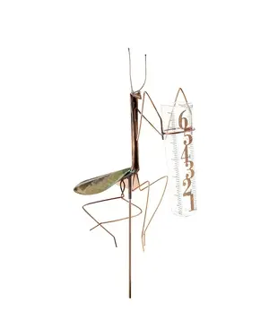 UNCOMMON GOODS Praying Mantis Rain Gauge Haw Creek Forge - Multi