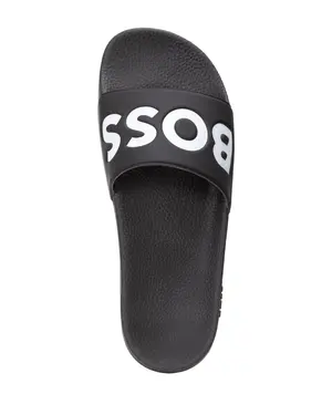 BOSS Aryeh Slide Sandals - Black