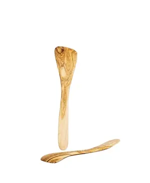 GHARYAN STONEWARE Olive Wood Spatula - Natural