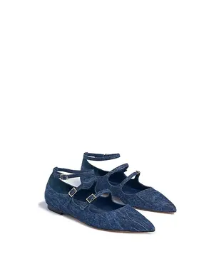Marion Parke Denim Francine Flat