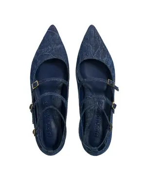 Marion Parke Denim Francine Flat