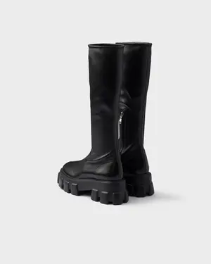Prada Monolith Stretch Nappa Boots