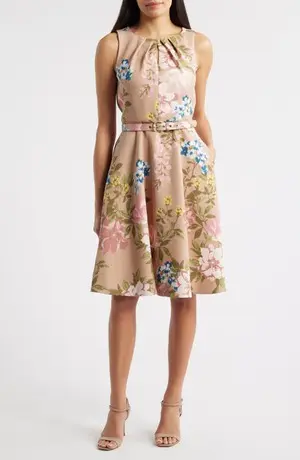 Tahari Asl Pleated Cocktail Dresses