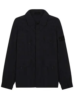 Stone Island Jacket With Logo Patch