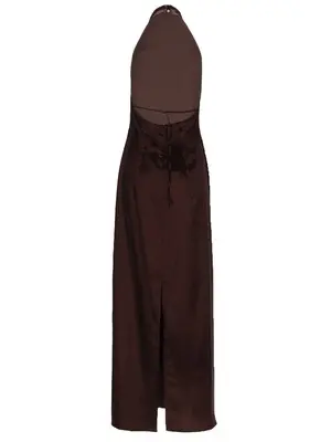 ALYSI Sleeveless Maxi Dress - Brown
