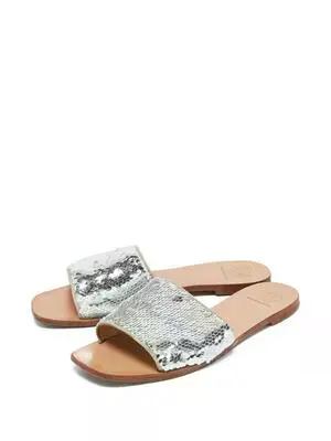 Tory Burch Sequin-embellished Flat Sandals