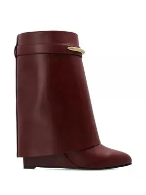 Givenchy Shark Lock Boots - Red