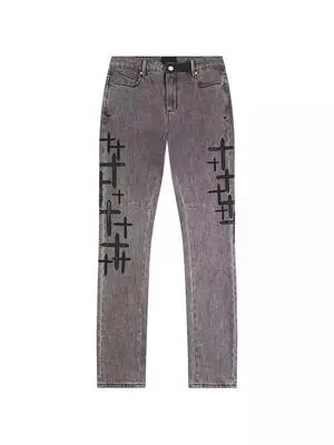Rta Button Detailed Jeans For Men