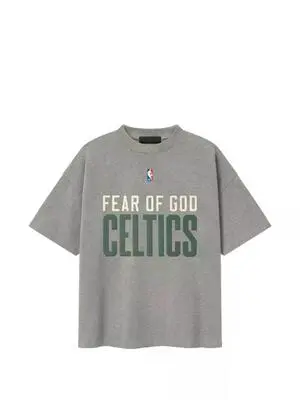 Fear Of God X Nba Celtics 90's Crew-neck T-shirt - Grey
