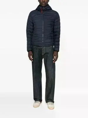 Moncler Hooded Zip-fastening Jacket - Blue