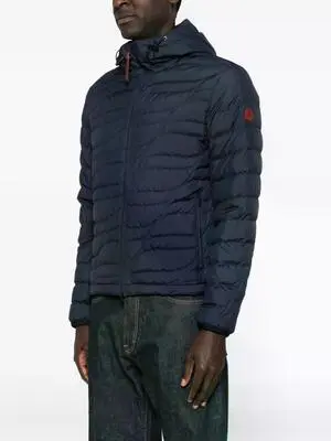 Moncler Hooded Zip-fastening Jacket - Blue