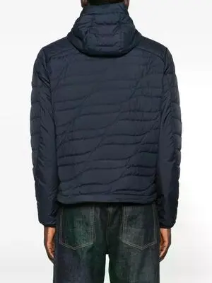 Moncler Hooded Zip-fastening Jacket - Blue