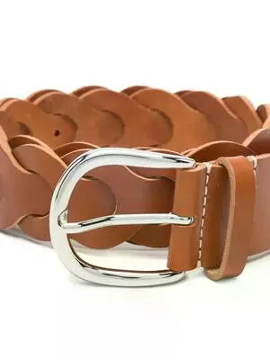 Isabel Marant Étoile Edena Braided Leather Belt - Brown