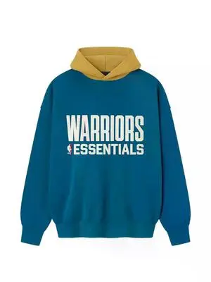 Fear Of God X Nba Golden State Warriors Colourblock Hoodie - Blue