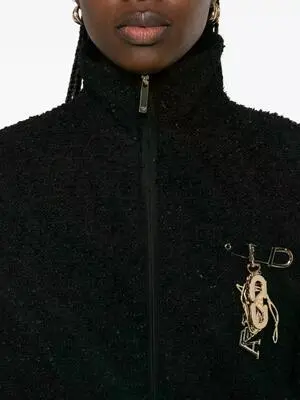 Emporio Armani Appliqué Zip Jacket - Black
