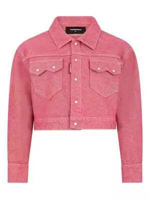 Dsquared2 Boxy Denim Oxford Jacket