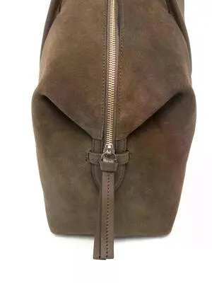 DEMELLIER Stockholm Suede Shoulder Bag - Brown