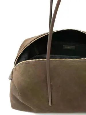 DEMELLIER Stockholm Suede Shoulder Bag - Brown