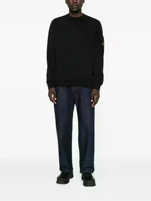 Stone Island Patch Pocket Sweatshirt - Black