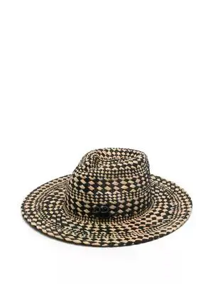 Ruslan Baginskiy Woven Fedora - Neutrals