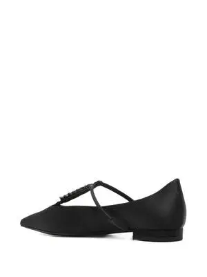 Emporio Armani Point-toe Flat Pumps