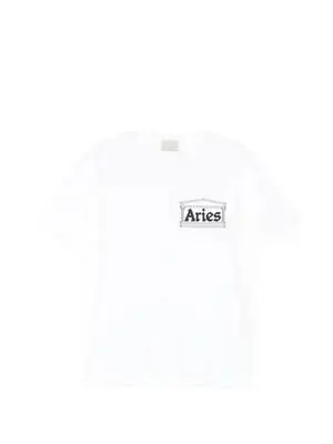 Aries Temple Graphic T-shirt - White