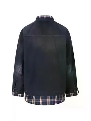 Balenciaga Button-fastening Check-pattern Jacket