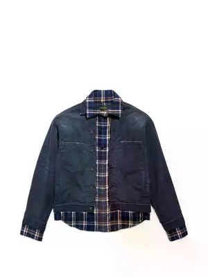 Balenciaga Patched Shirt Jacket - Blue