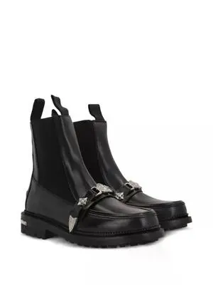 Toga Studded-strap Chelsea Boots