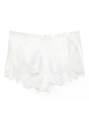 Carine Gilson Floaty Lace-silk Short